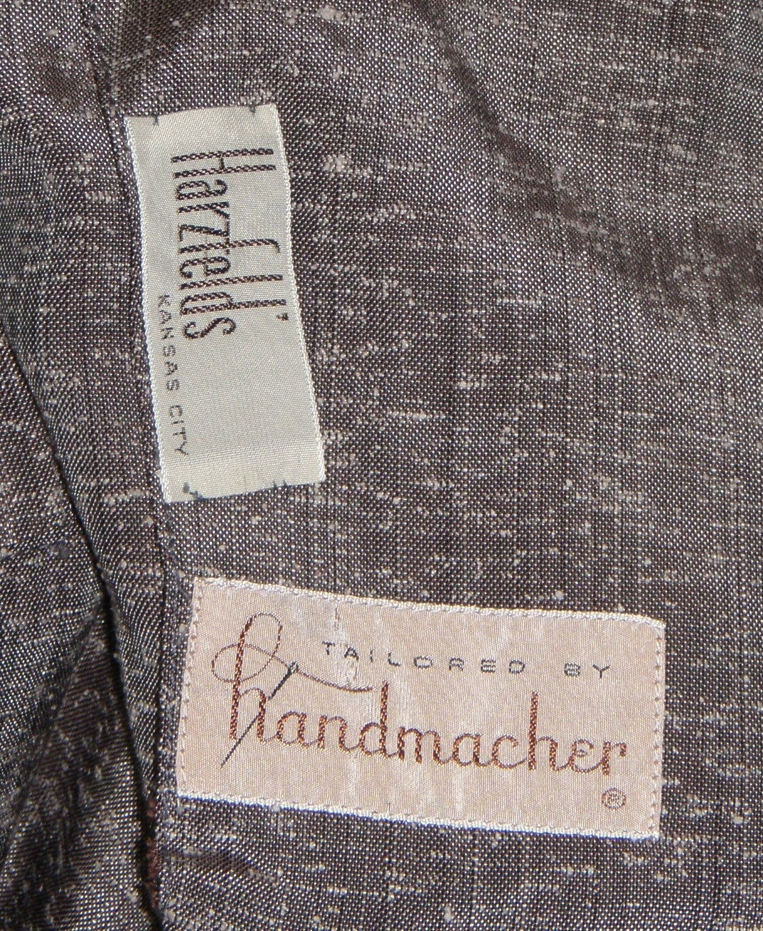 Vintage 1940's Handmacher Career Suit Skirt Blazer Jacket Silk Tweed ...