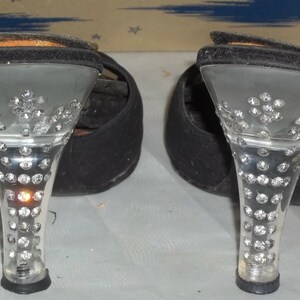 Vintage Michele Spring-o-lators Springolator Lucite Pumps Slides 5N ...