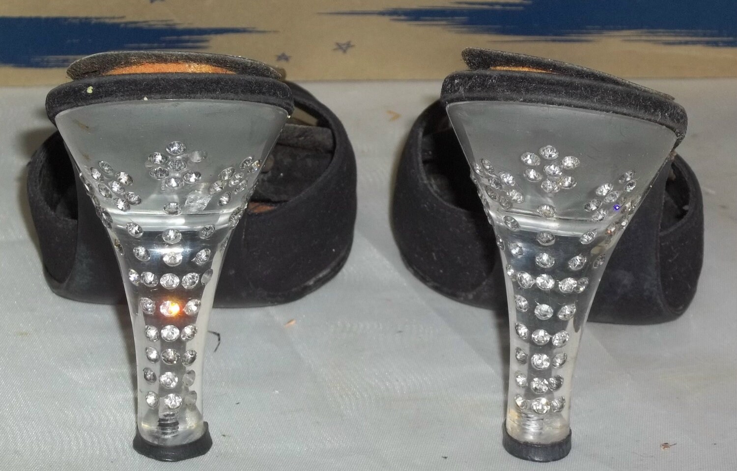 Vintage Michele Spring-o-lators Springolator Lucite Pumps Slides 5N ...