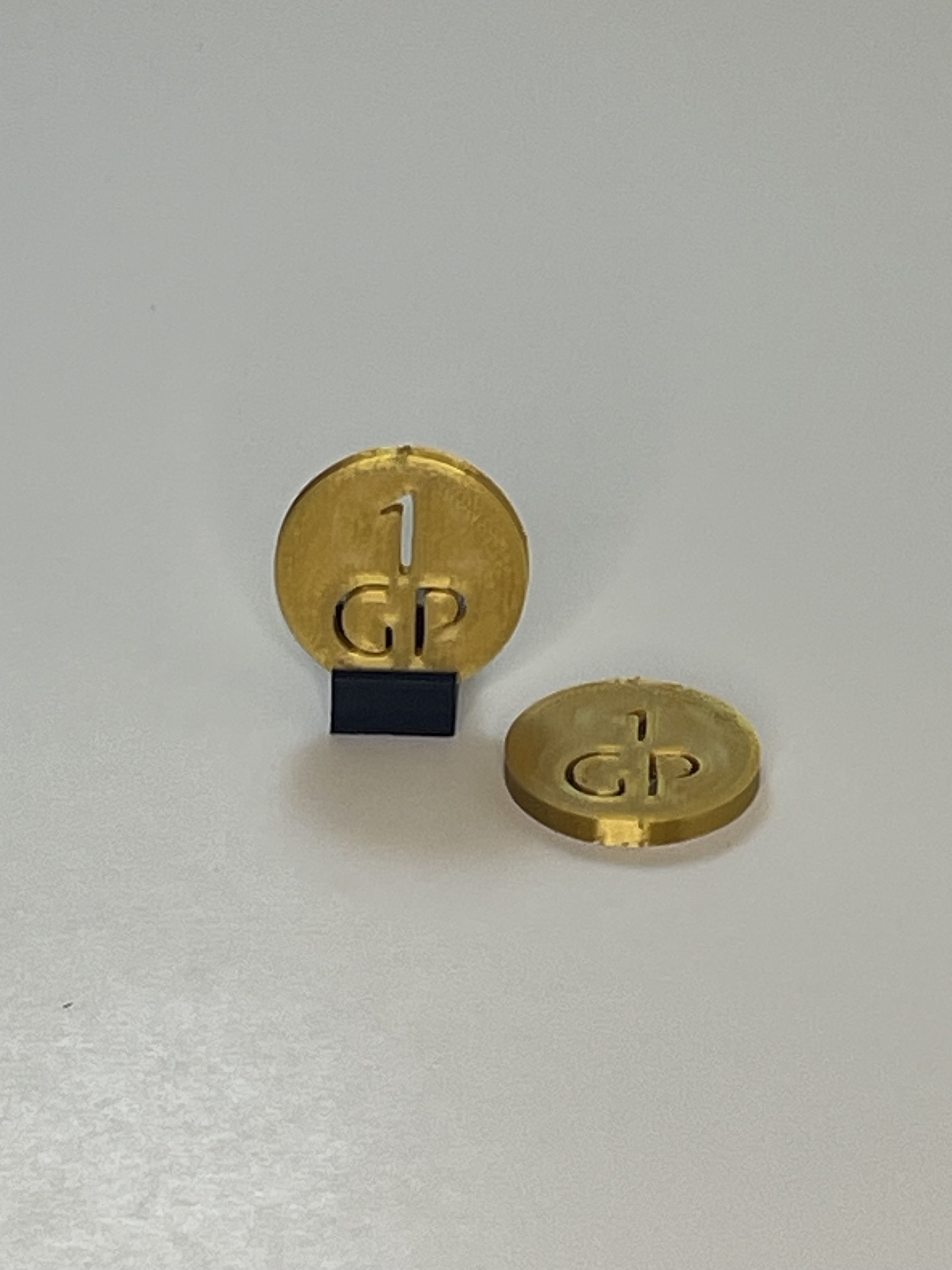 500 Gold Piece TTRPG Coin Set – 3D Printed RPG Currency for Fantasy ...