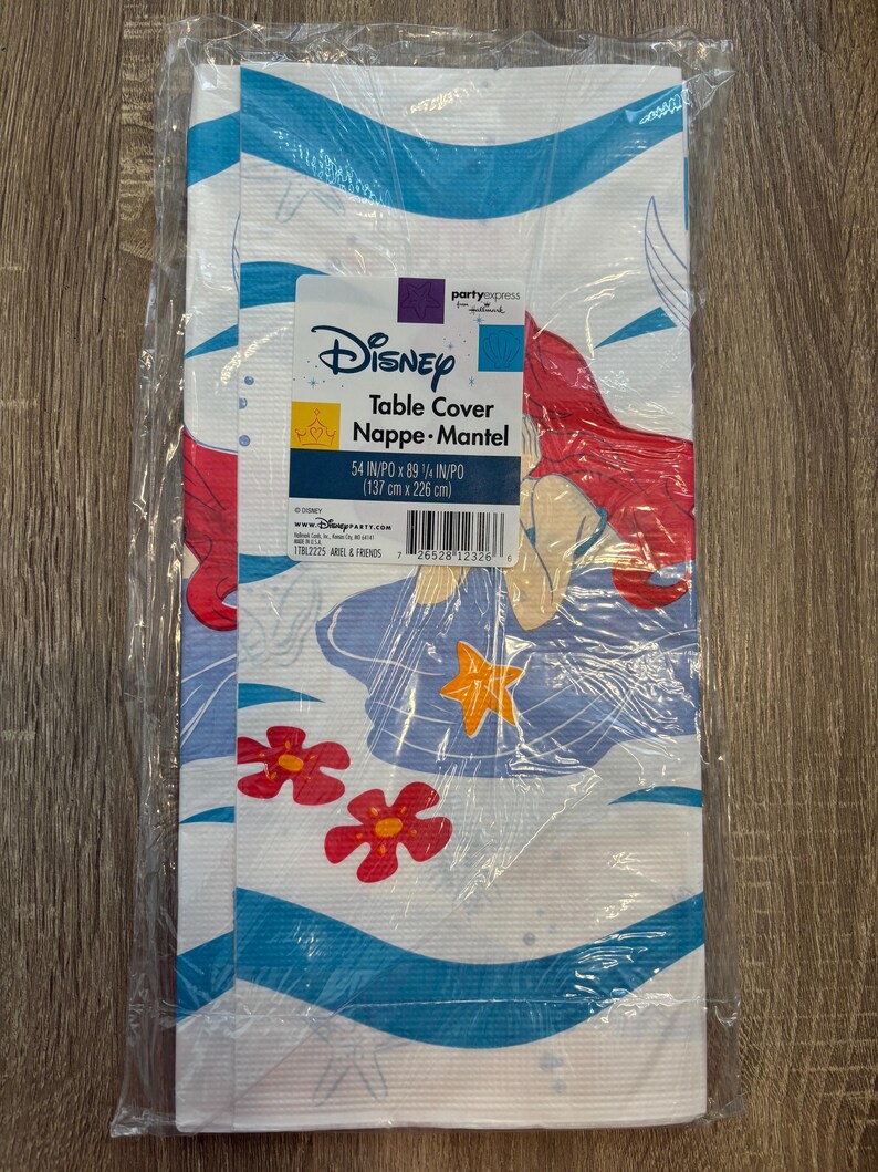 Disney Little Mermaid Table Cover - Etsy