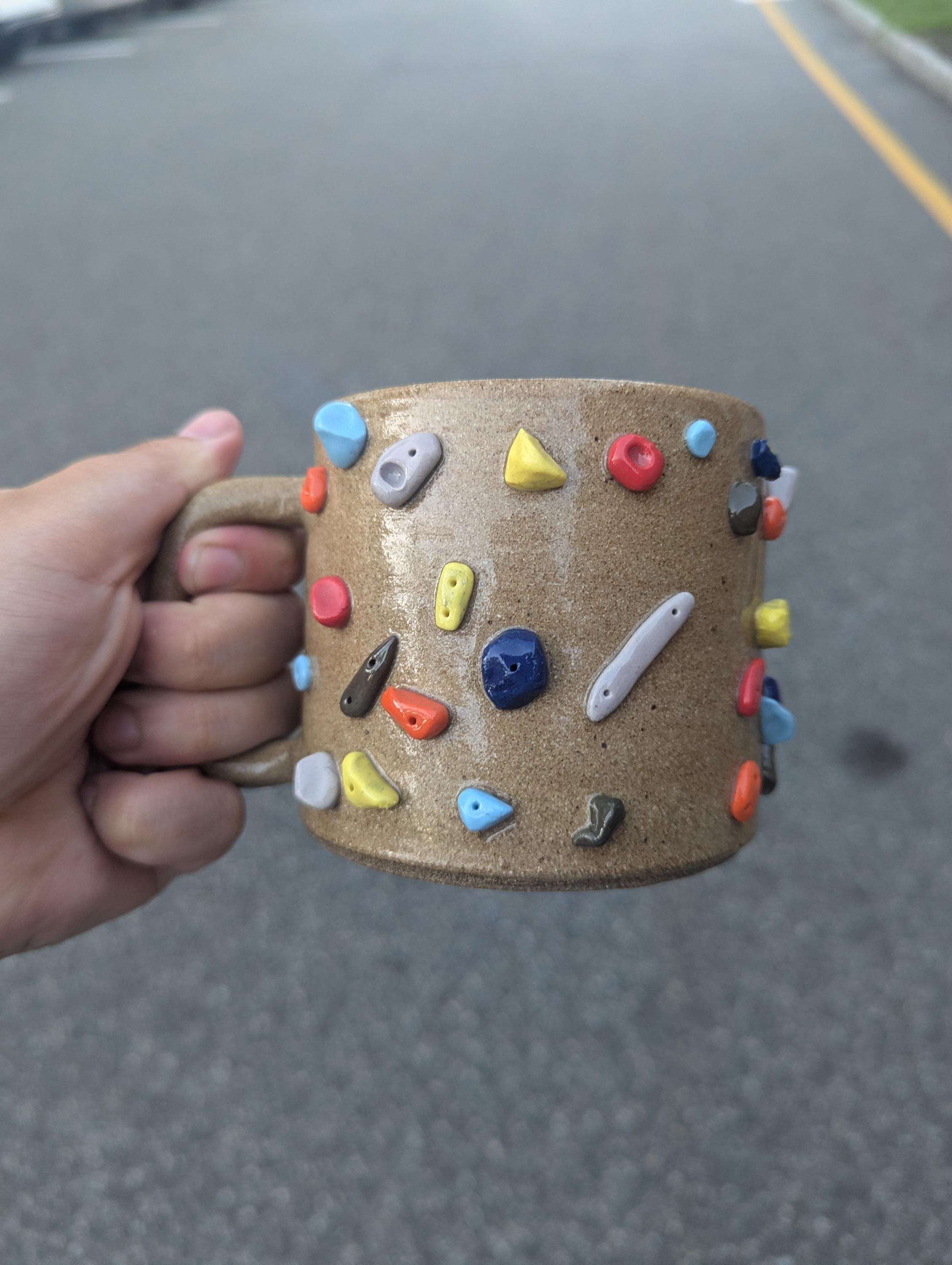 Ceramic Rock Climbing Mug - Etsy