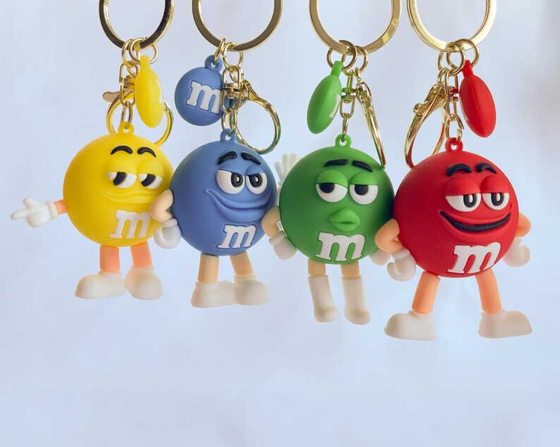 M&M Character Keychain – Valentine's Day Party Favors - Etsy