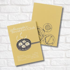 Vintage Breakfast Club Birthday Party Invitation | Fun + Unique Party ...