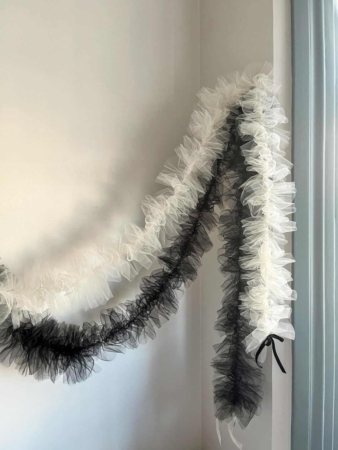 Tulle Garland – Custom Length and Color – Handmade Party Decor for ...