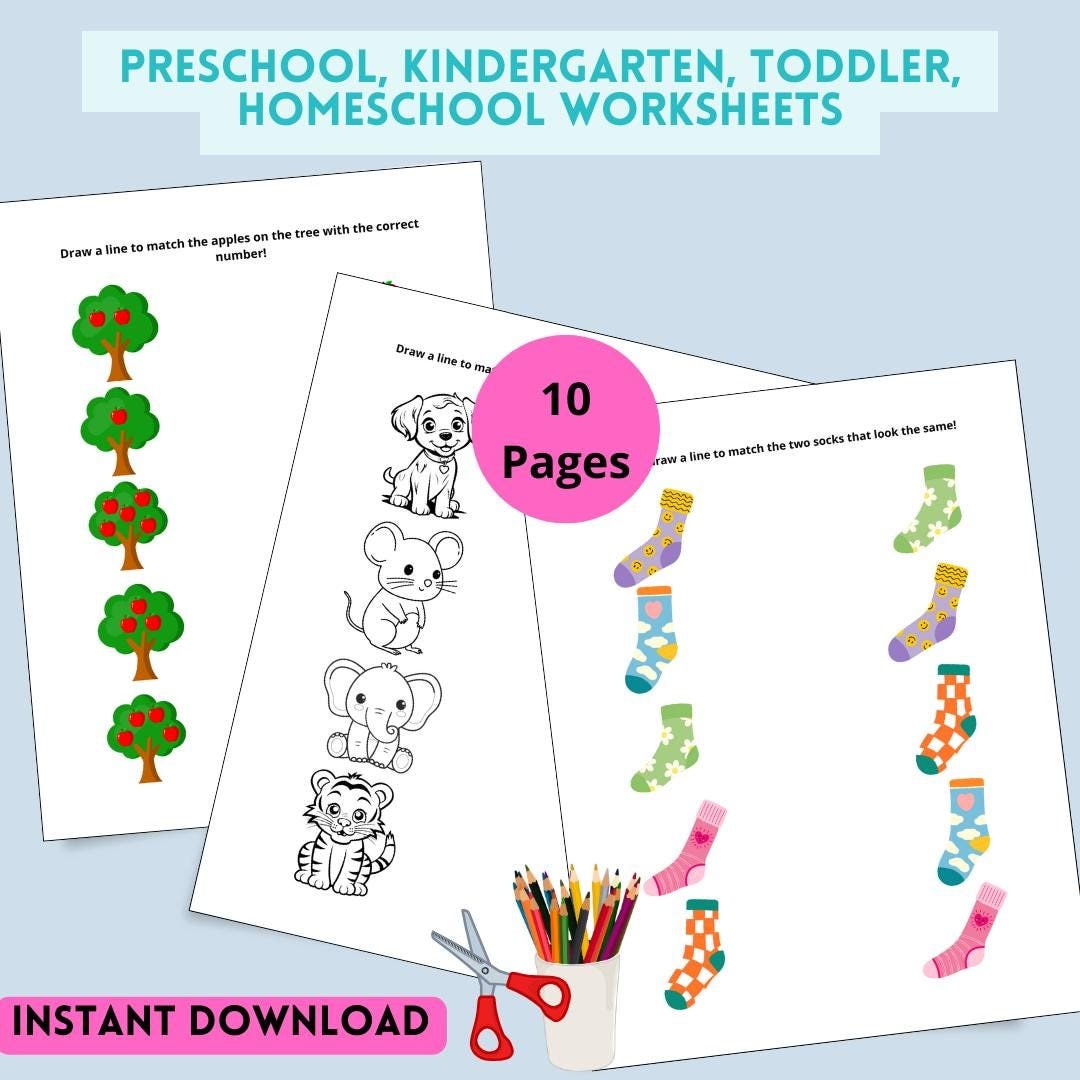 Printable Letter Practice for Kids Preschool Kindergarten Toddler ...