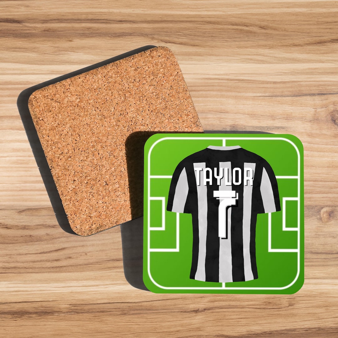Football Shirt Jersey Coaster - Custom Team, Personalised Name, Team ...