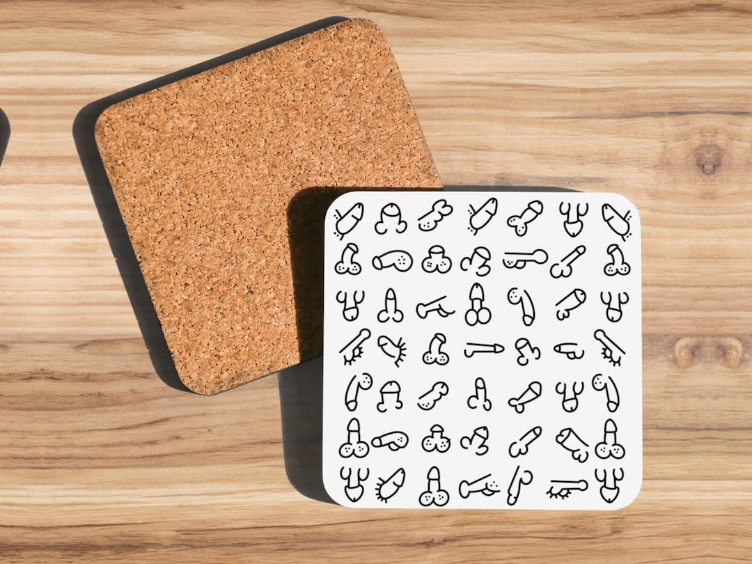 Funny Willy Coaster - Corked Back, Drinks Coaster, Meme Coaster, Mug ...