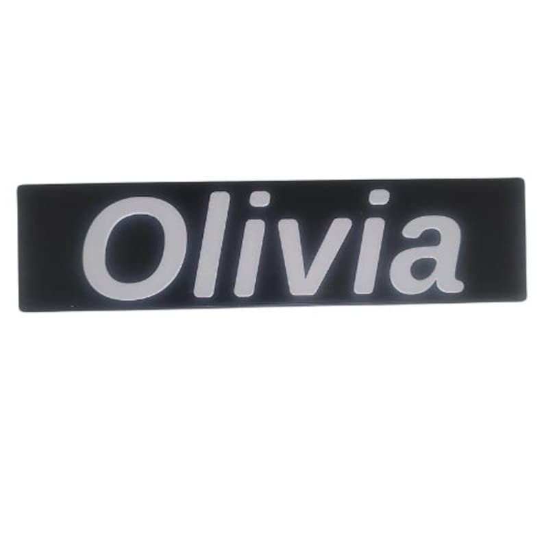 Personalized 3D Printed Name and Date Signs - Custom Name Plaques With ...