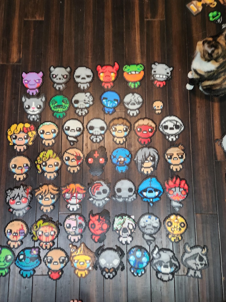 The Binding of Isaac Characters Perler Beads 2-pack - Etsy