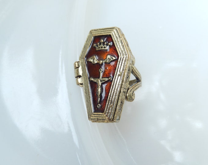 Alchemy Poison Ring Locket Ring Goth Divine Couture Ring - Etsy