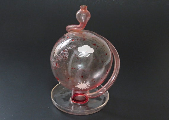Vintage Weather Glass Barometer Storm Glass Ambient Weather - Etsy