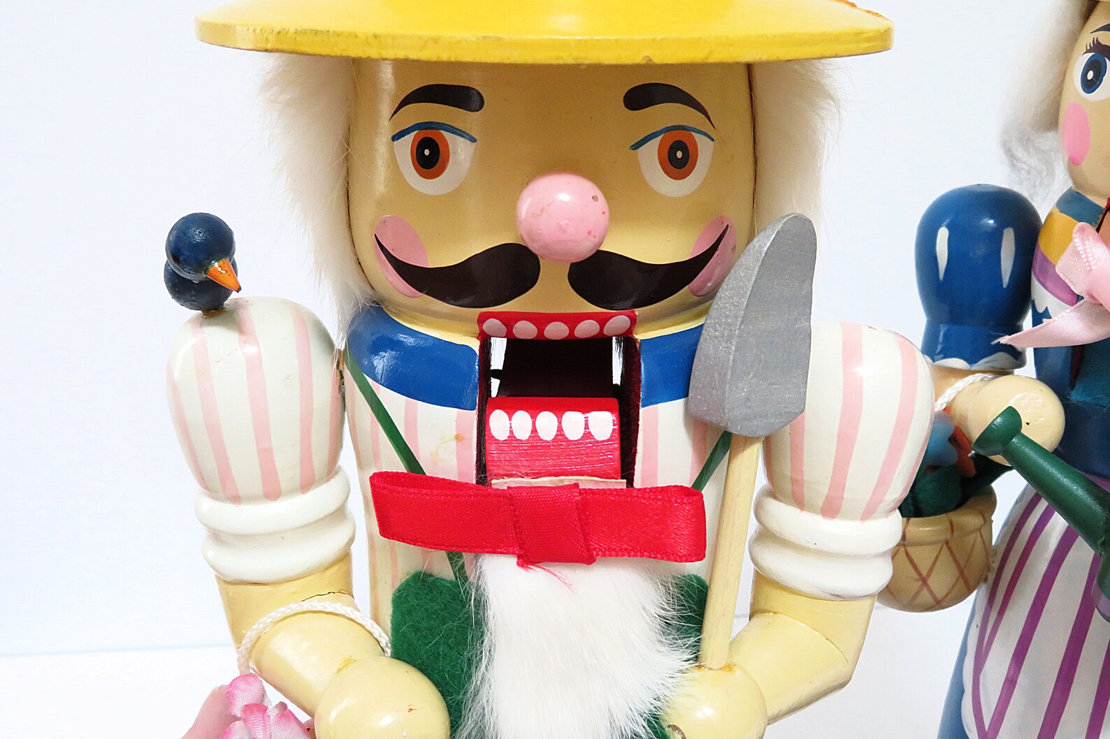 Pair of 14 Inch Tall Nutcracker Figurines Vintage Wooden - Etsy