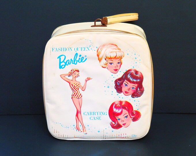 Vintage Barbie 1963 Carrying Case, Barbie Doll Fashion Queen, Barbie ...