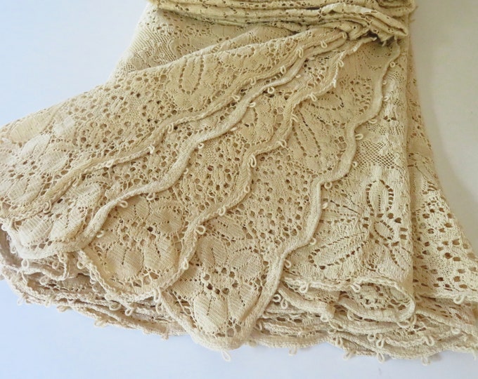 Antique Quaker Lace Dinner Cloth No. 2800 Label Heirloom Early 1900s ...