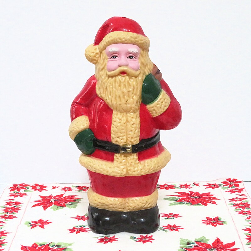 Plastic Santa - Etsy