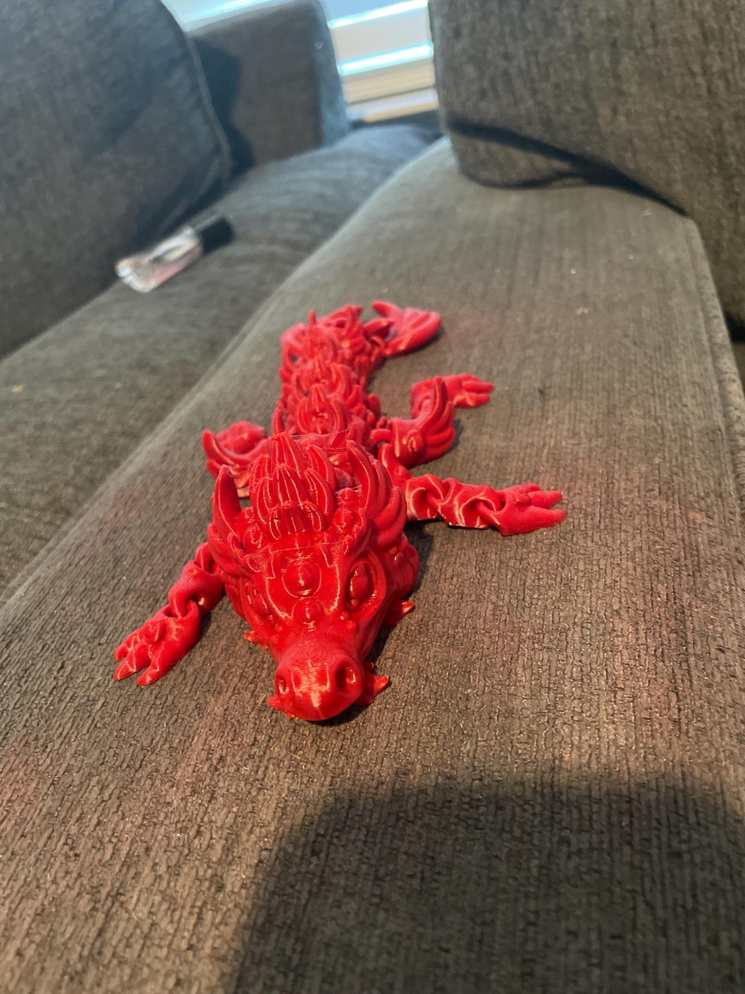 3D Printed Ruby Red Dragon Collectibledragon Name:ruby - Etsy