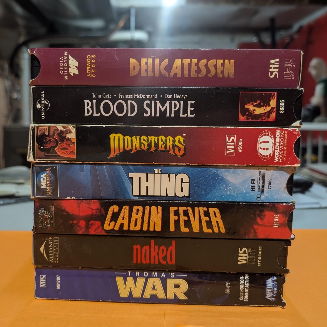 Pick Your Own : Horror/thriller VHS Tapes - Etsy