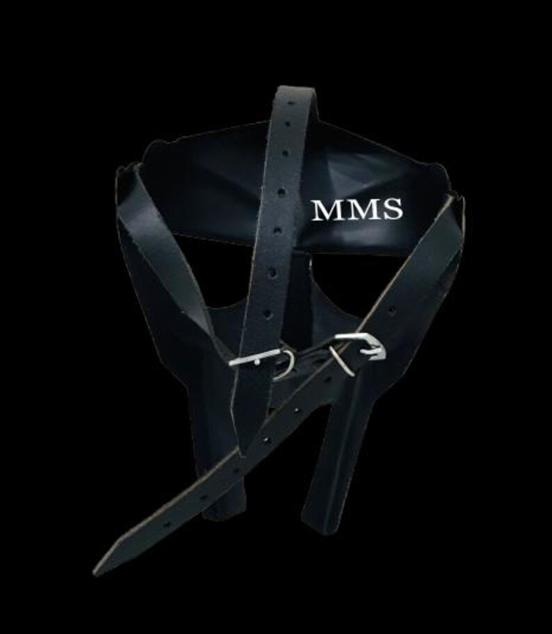 Metal Face Mask Steel MF Doom Armor Gladiator Mask Medieval Rapper Face ...