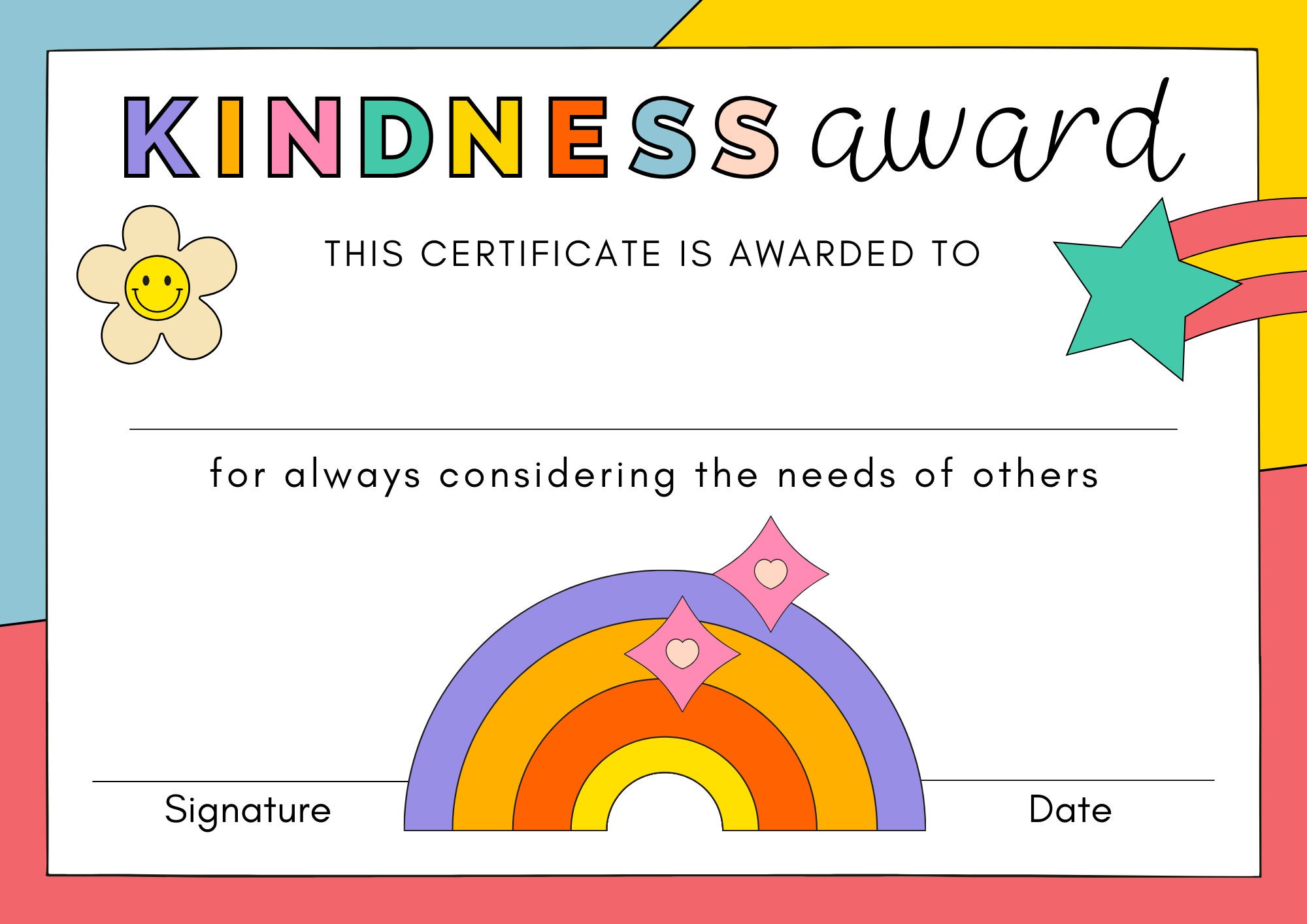 Children's Kindness Award - Etsy