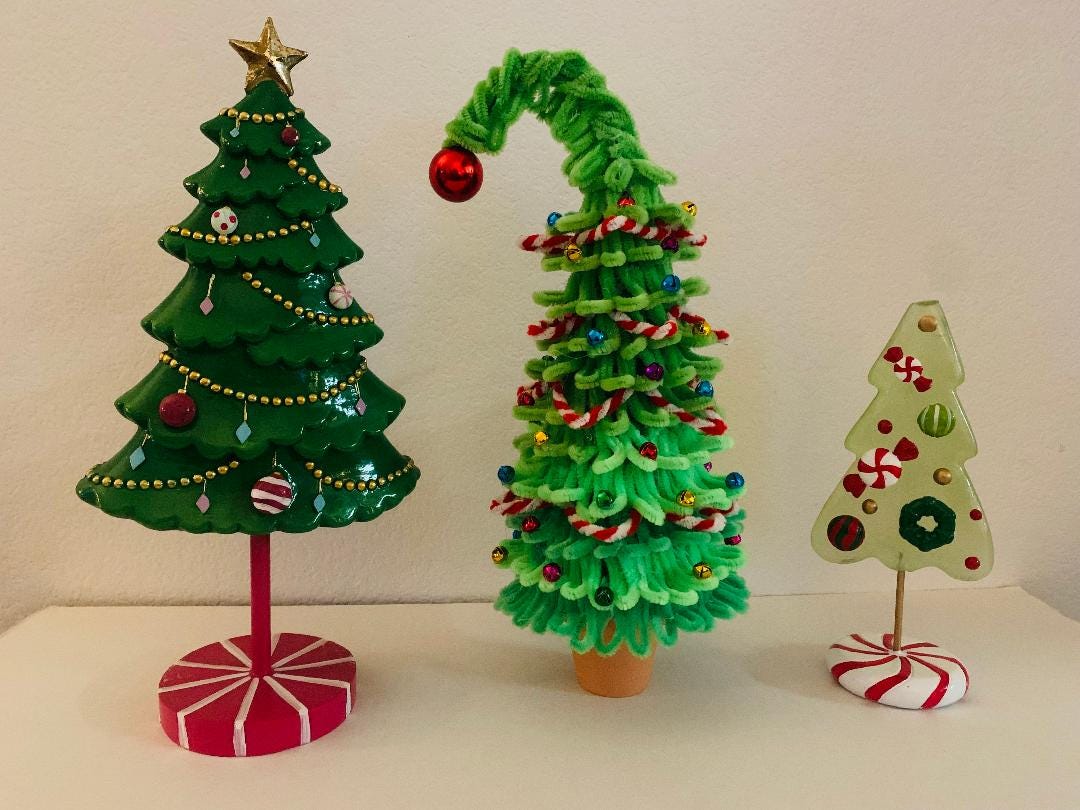 Grinch Pipe Cleaner Christmas Tree - Etsy