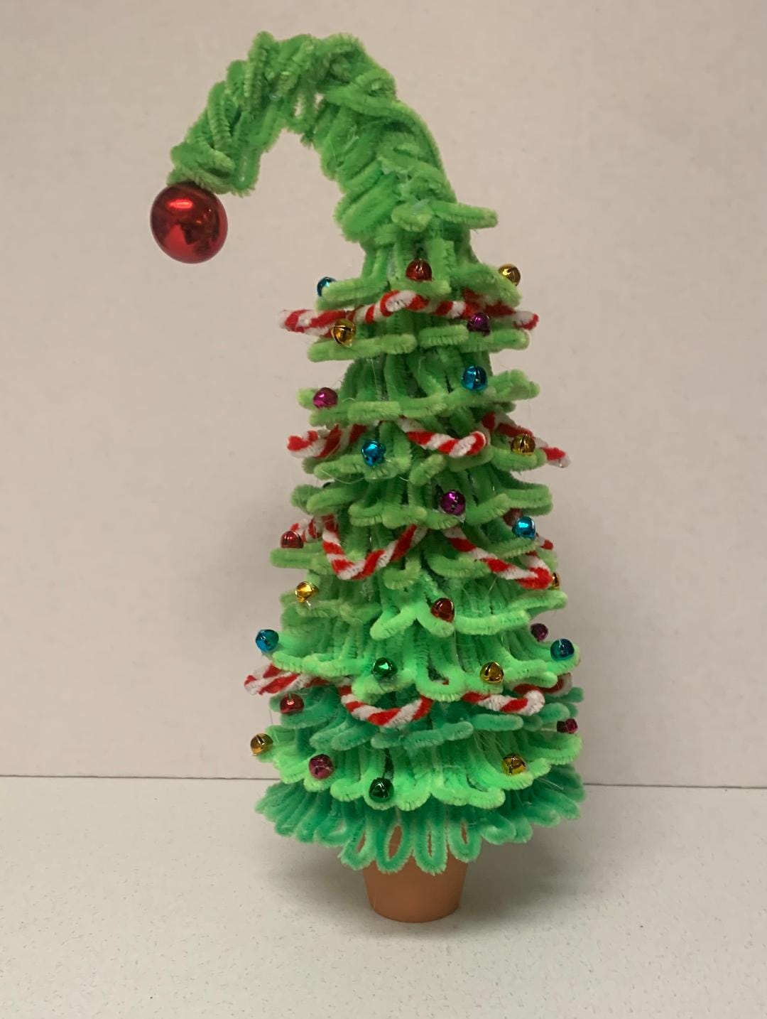 Grinch Pipe Cleaner Christmas Tree - Etsy