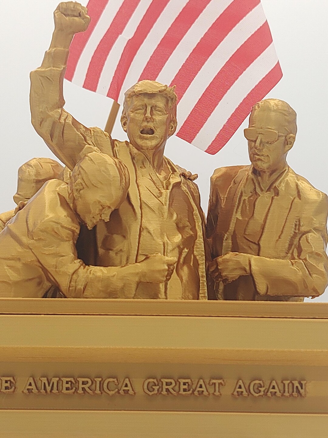 Donald J. Trump Fight! Statue--- New Base See Pictures! - Etsy