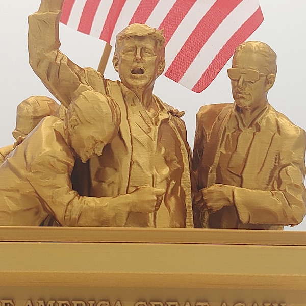 Trump Fight Bronze - Etsy