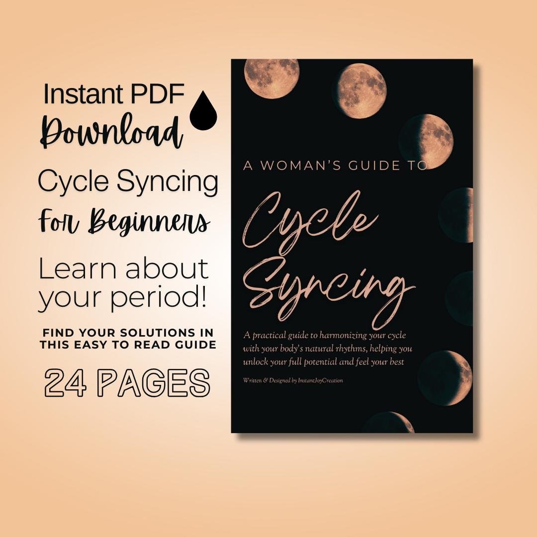 Cycle Syncing | Printable Ebook Cycle Syncing | Digital Guide | PCOS ...
