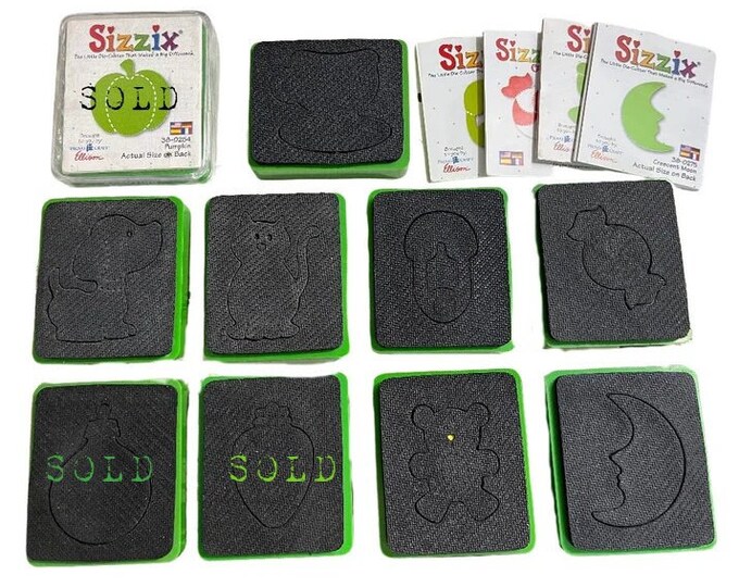 Sizzix Die Assortment, Select Your Option - Etsy