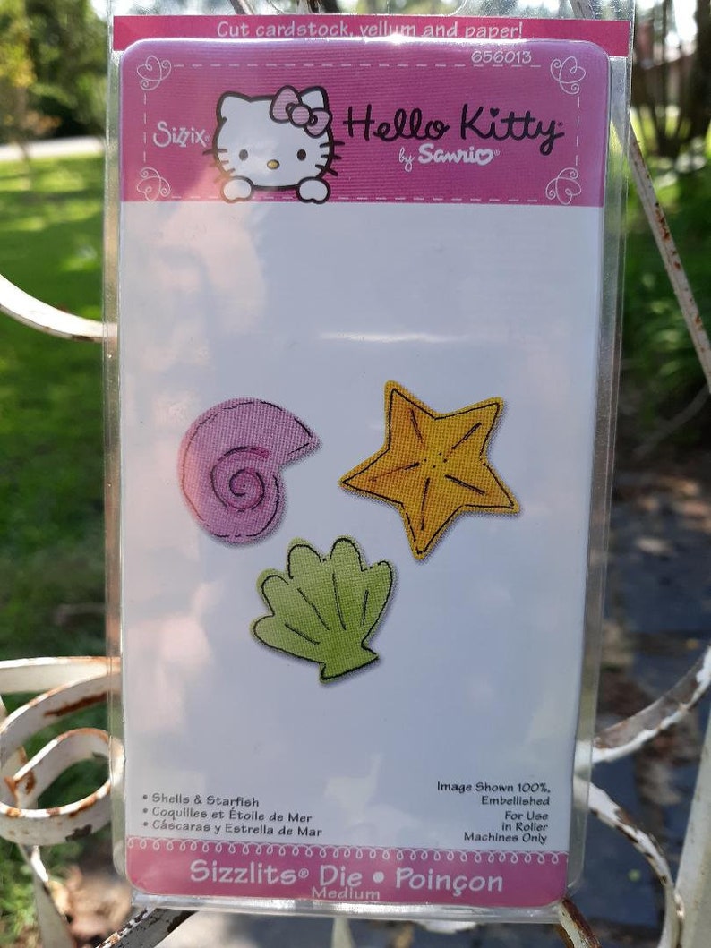 Hello Kitty Sizzix Sizzlits Die by Sanrio 656013 Shells | Etsy