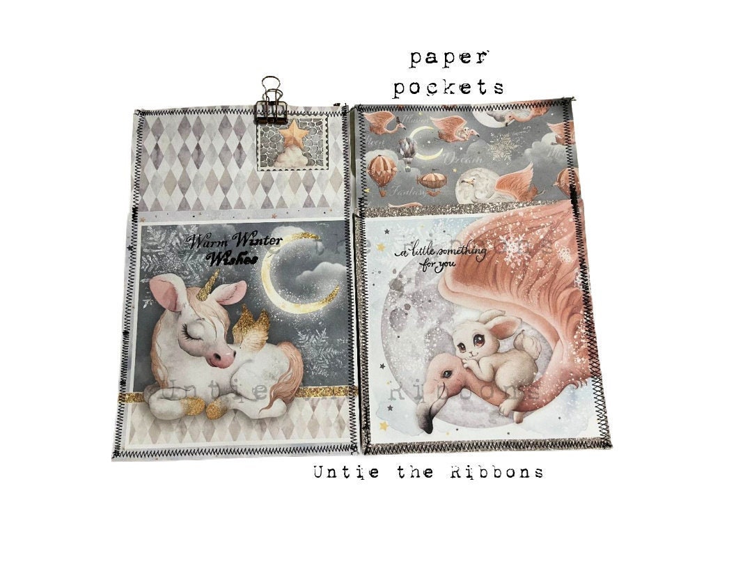 Handmade Paper Gift Pockets A Winter's Dreamland - Etsy