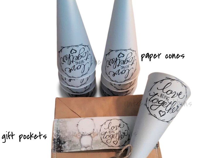 Paper Bag Gift Pockets, Fall 2 large featuring Artwork by Michelle ...