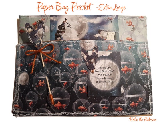 Paper Bag Gift Pocket Extra Large the Future Belongs to - Etsy