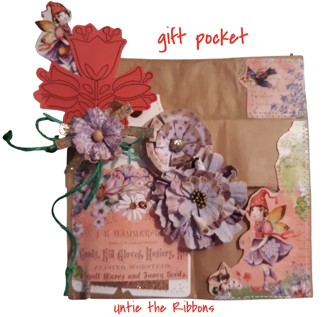 Paper Bag Gift Pocket Large/journal Pocket Highly - Etsy