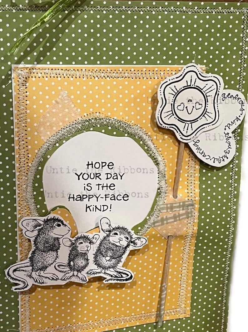 Paper Bag Gift Bag, Large - House Mouse -happy Face Day - Etsy