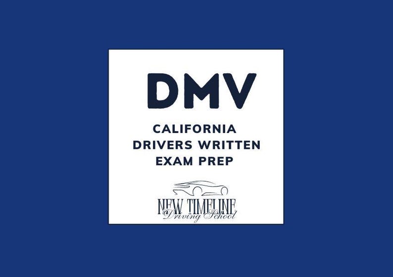 Drivers Exam Written Exam DMV California - Etsy