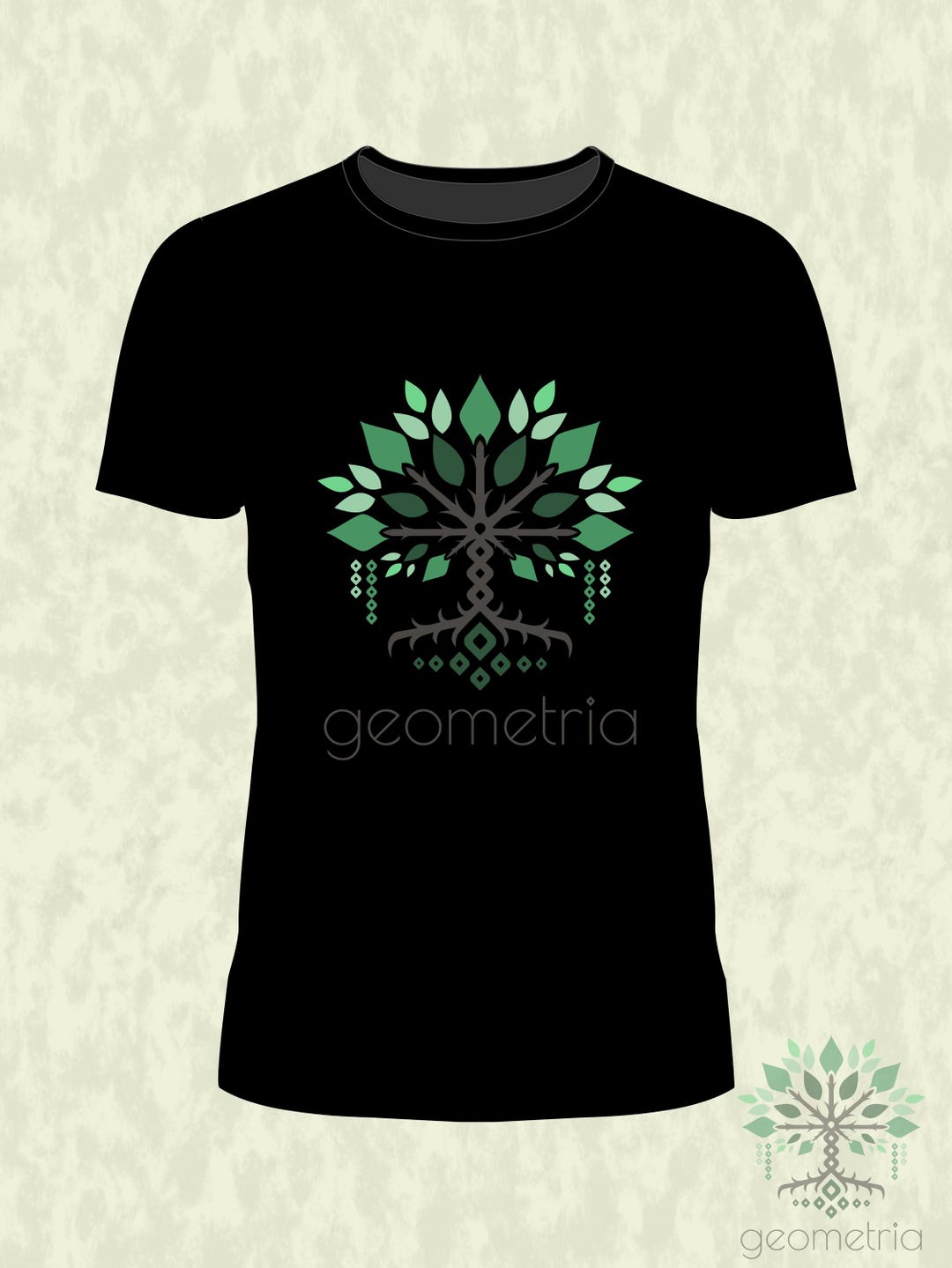 Tree of Life Front Black - Etsy
