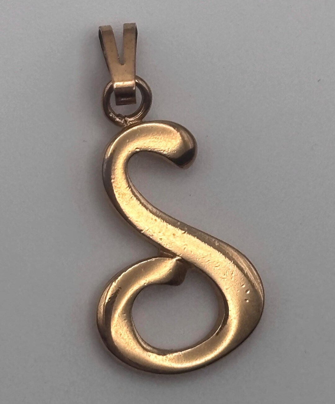 Vintage 80s Monet Gold Plated Letter S Charm Pendant Initial - Etsy