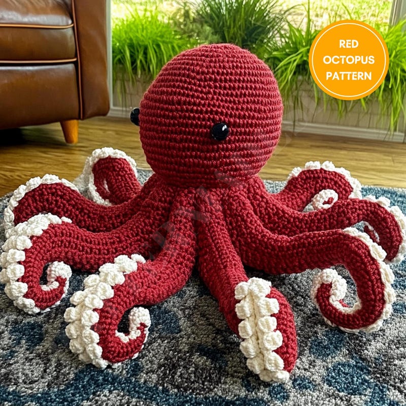 Stuffed Octopus Plush - Etsy