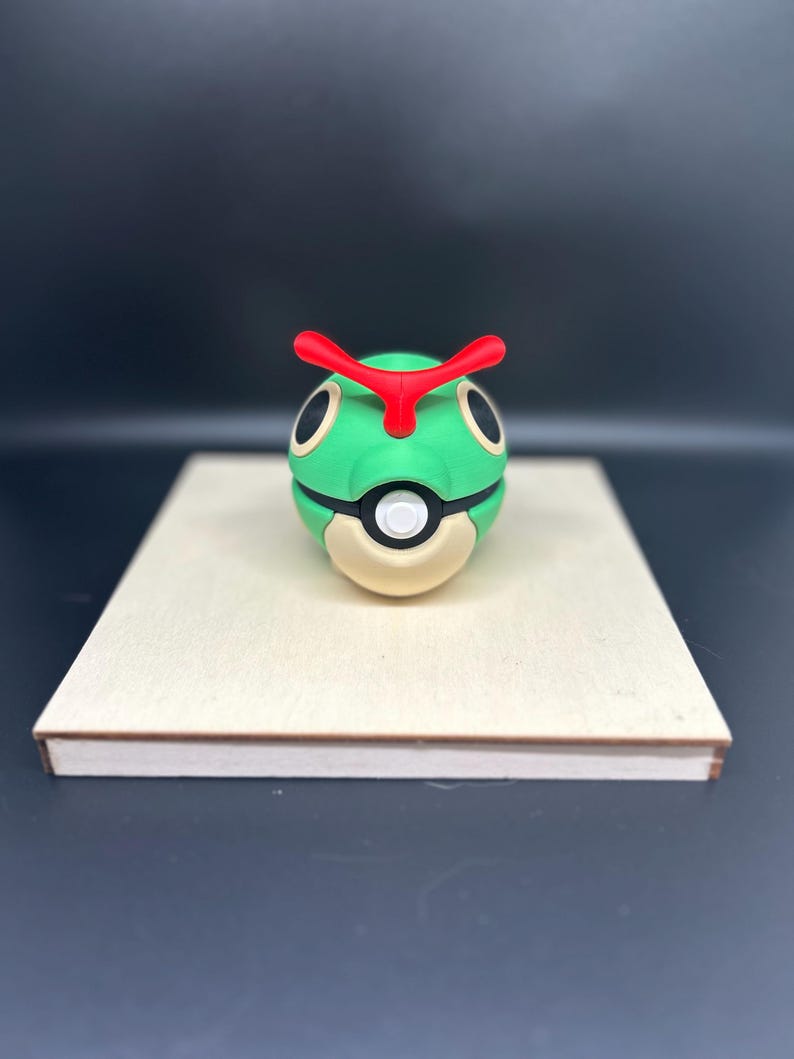 3D Printed Monster Orb: Evolution Display Set - Caterpie, Metapod ...