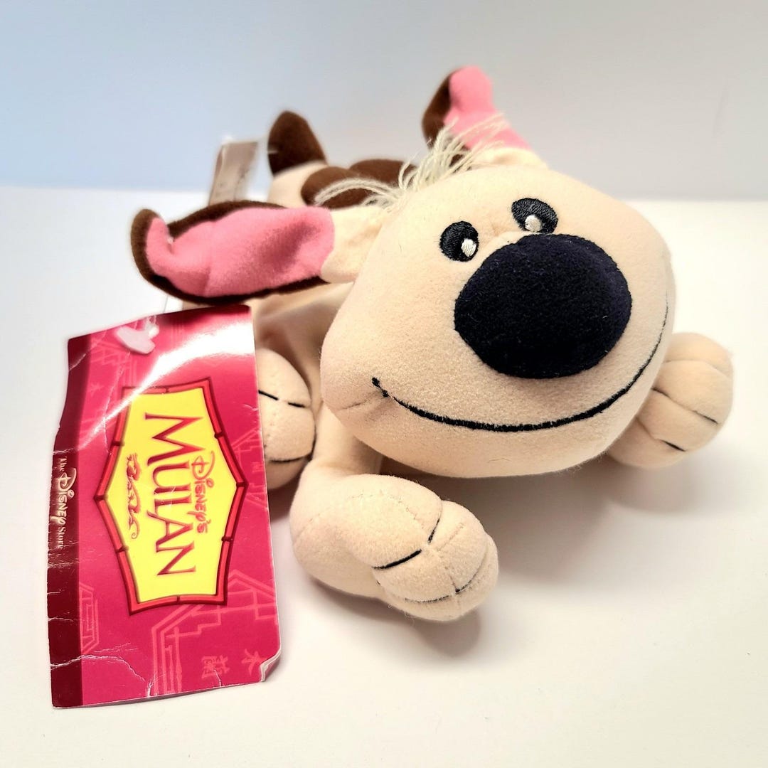 VTG Walt Disney Store Mulan Little Brother Mini Bean Bag Plush Dog - Etsy