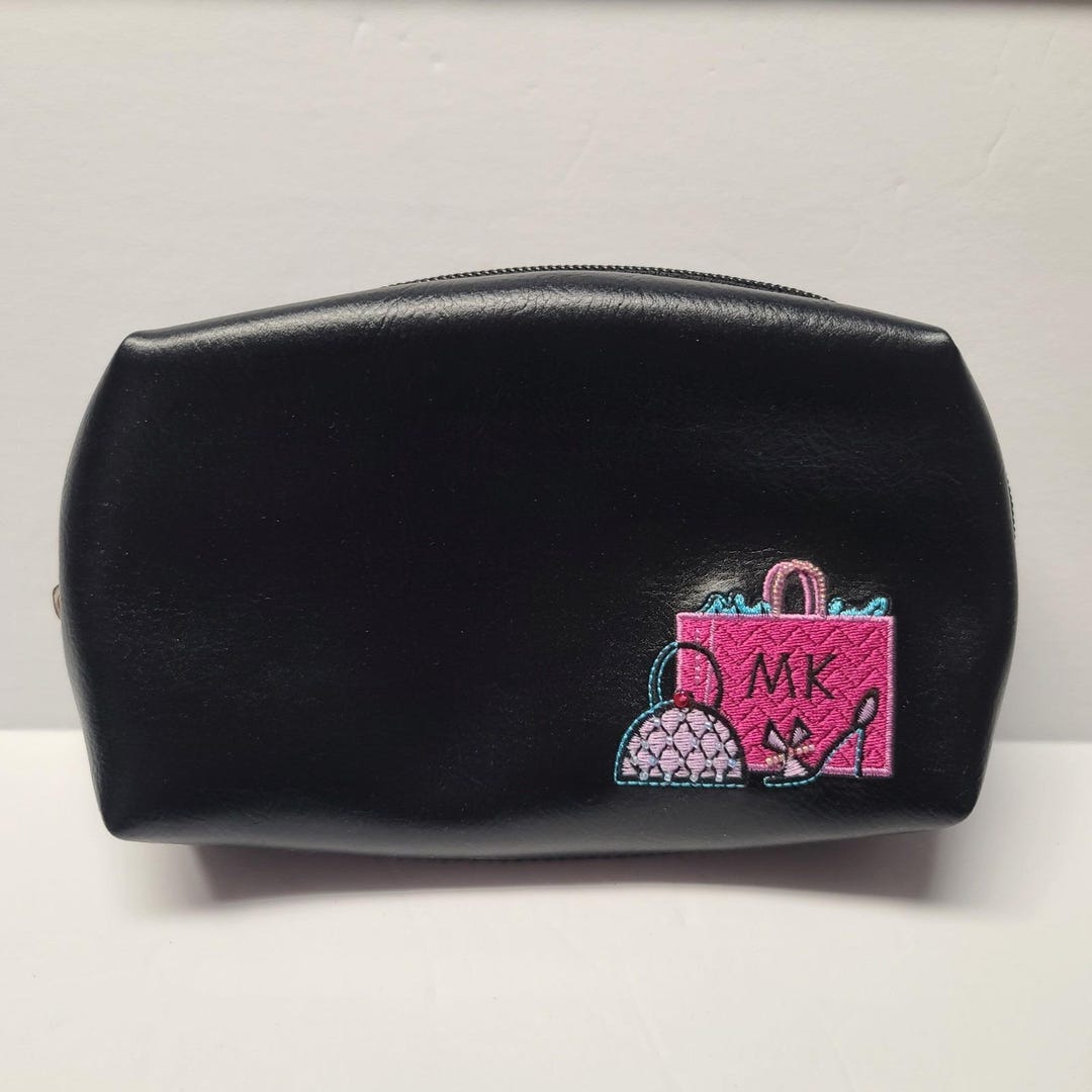 Mary Kay MK Logo Girlfriend Makeup Cosmetic Travel Bag Pouch Black Pink ...