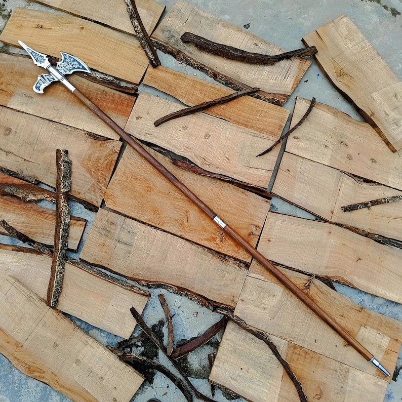 Handmade Stainless Steel Halberd Spanish Parade Halberd | Completely ...