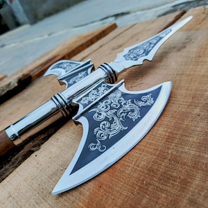 Handmade Stainless Steel Halberd Spanish Parade Halberd | Completely ...