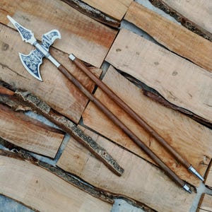 Handmade Stainless Steel Halberd Spanish Parade Halberd | Completely ...