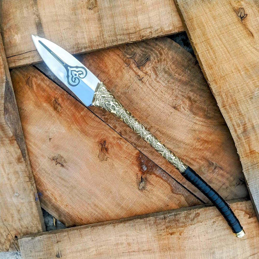 Hellboy 2 Spear Handmade Spear of Prince Nuada the Golden Army Spear ...