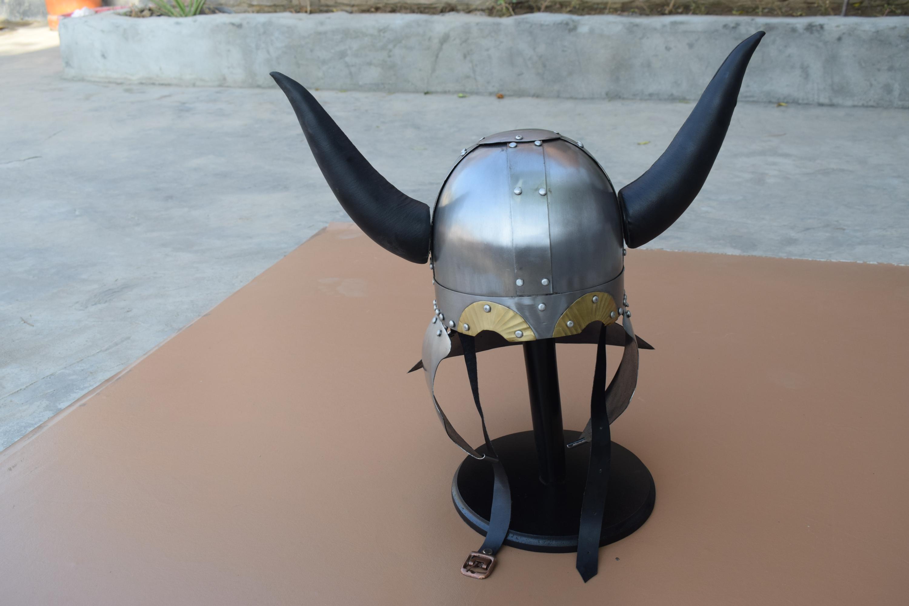 Handmade Viking Helmet With Stand. - Etsy