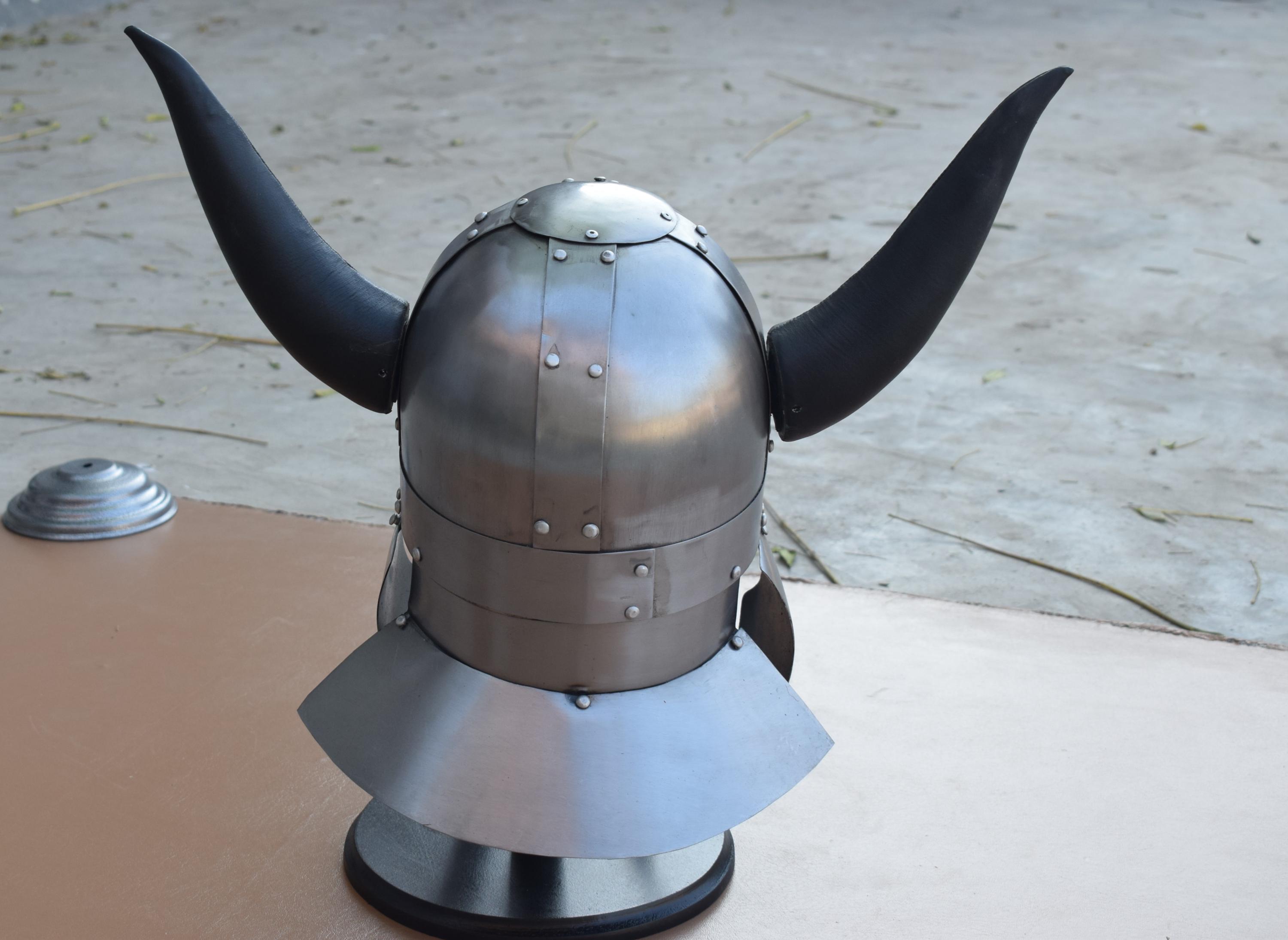 Handmade Viking Helmet With Stand. - Etsy