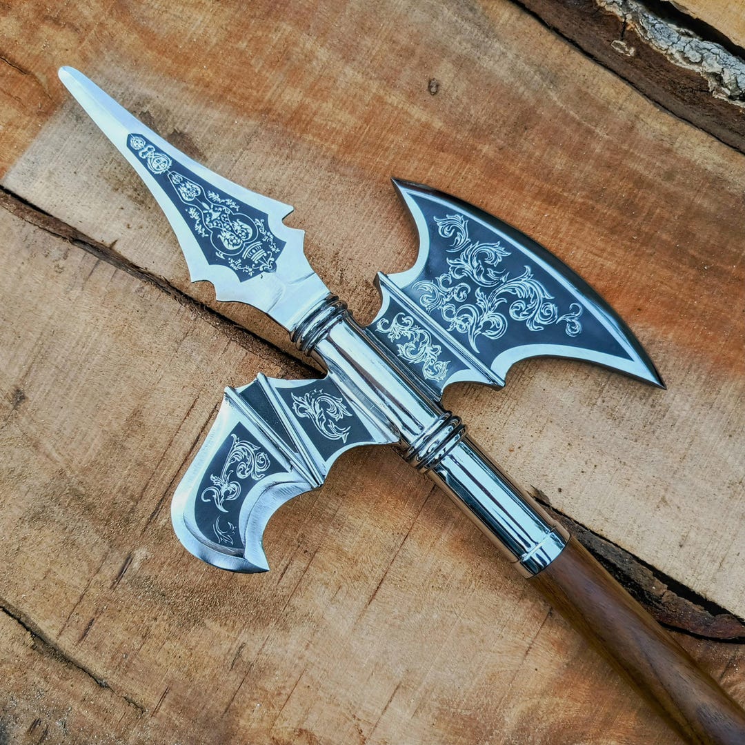 Handmade Stainless Steel Halberd Spanish Parade Halberd | Completely ...